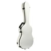 China Fiberglass Classic Airline Guitar Case White 30x12x4 Inch Heavy Duty Protection for sale