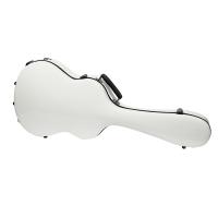 China Fiberglass Classic Airline Guitar Case White 30x12x4 Inch Heavy Duty Protection for sale