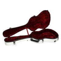 China Fiberglass Classic Airline Guitar Case White 30x12x4 Inch Heavy Duty Protection for sale