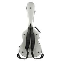 China 39 Inch Fiberglass Classical Guitar Case Silver for sale