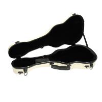 China Anti Pressure Fiberglass Tenor Ukulele Hard Case Ivory Color 30 Inch for sale