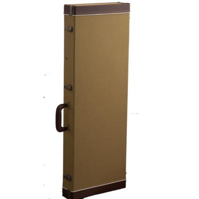 China Plywood Bass Guitar Hard Case Tweed Foam Plush Liner 41 Inch Lockable for sale