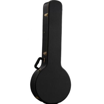 China 3 mm Plywood Banjo Hard Case Foam Plush Lined Reinforced Lockable for sale