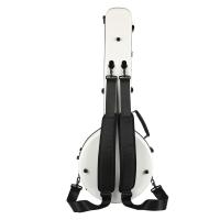 China Fiberglass Hardshell Banjo Case White 30 Inch Extremely Strong with Backpack Straps for sale