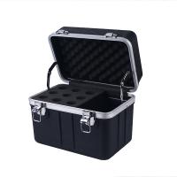China ABS Microphone Case MIC9 Flight Rack Case 9 Microphone Capacity 23cm Height for sale