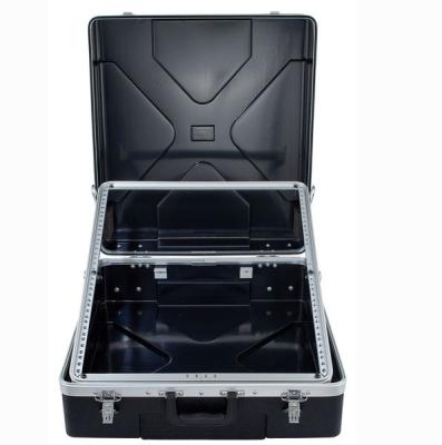 China Anti Pressure ABS Pop Up Rack Mixer Case 19 Inch 4U Heavy Duty Twist Latches for sale