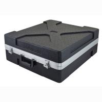 China Anti Pressure ABS Pop Up Rack Mixer Case 19 Inch 4U Heavy Duty Twist Latches for sale