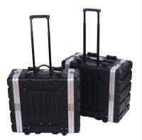 China 19 Inch 4U Rack Case with Wheels and Twist Latches for Heavy Gear for sale