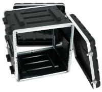 China 10U ABS Amp 19 Inch Amplifier Rack Case Double Door for sale