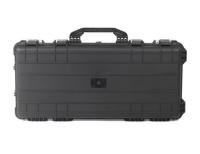 China Military Waterproof Plastic Foam Carrying Gun Case 912x370x135mm Two Latches for sale