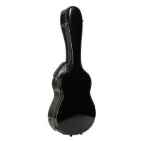 China Fiberglass Acoustic Guitar Case Anti Pressure 10mm Sponge Black for sale