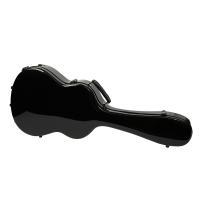China Fiberglass Acoustic Guitar Case Anti Pressure 10mm Sponge Black for sale