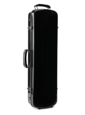 China Fiberglass Rectangular Violin Hard Case 4/4 Size Black Waterproof for sale