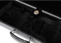 China Fiberglass Rectangular Violin Hard Case 4/4 Size Black Waterproof for sale