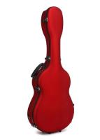 China Matte Red Fiberglass Classical Guitar Rack Case  Break Resistance for sale