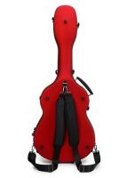 China Matte Red Fiberglass Classical Guitar Rack Case  Break Resistance for sale