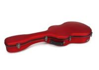 China Matte Red Fiberglass Classical Guitar Rack Case  Break Resistance for sale