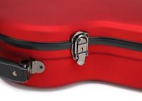 China Matte Red Fiberglass Classical Guitar Rack Case  Break Resistance for sale