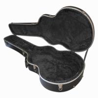 China ABS Jumbo Acoustic Deluxe Flight Guitar Case 41 Inch Black Heavy Duty Lockable for sale