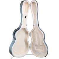China ABS Acoustic Guitar Hard Case Waterproof Foam Push T Shaped Concave Surface for sale