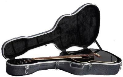 China Heavy Duty ABS Guitar Rack Case 4 Compartments with External Pockets for sale