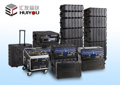 China Polypropylene 19 Inch Rack Case 485mm Mounting Width 7.5kg Black for sale