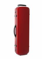 China Fiberglass Double Violin Hard Case 4/4 with Key Lock and Silk Lining for sale