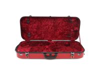 China Fiberglass Double Violin Hard Case 4/4 with Key Lock and Silk Lining for sale