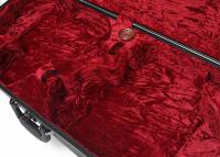 China Fiberglass Double Violin Hard Case 4/4 with Key Lock and Silk Lining for sale