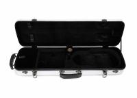 China Soft Velvet Interior Waterproof Violin Case With Accessory Compartment for sale