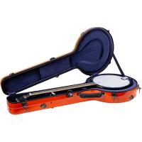 China Standard Flight Approved Hardshell Banjo Cases With Adjustable Strap And 2 Interior Pockets for sale