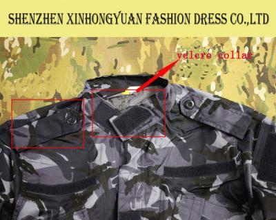 China Ocean Camouflage Military Dress Uniforms  35% Polyester 65% Cotton For Army for sale