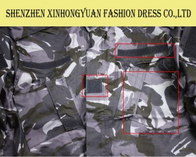 China Ocean Camouflage Military Dress Uniforms  35% Polyester 65% Cotton For Army for sale
