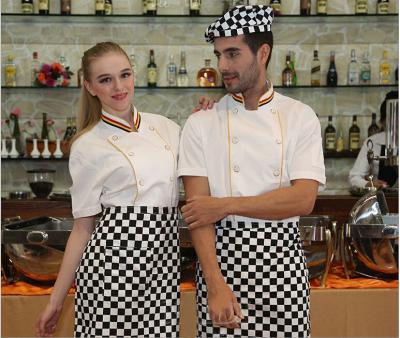 China Custom Cotton Chef Cook Uniforms With Embroidery Logo Restaurant Uniforms Shirts for sale