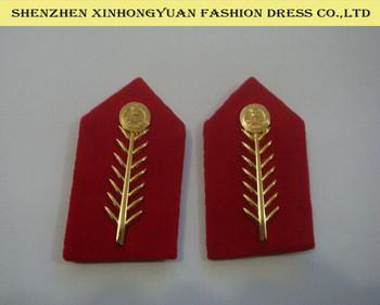 China Customize Saudi Arabia Military Uniforms Shoulder Epaulettes , Army Shoulder Patches for sale