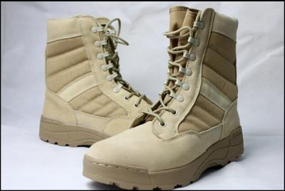 China Custom Real Rubber Desert  Military Tactical Boots For Men , Desert Combat Boots for sale