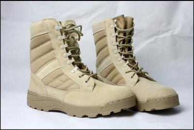 China Custom Real Rubber Desert  Military Tactical Boots For Men , Desert Combat Boots for sale