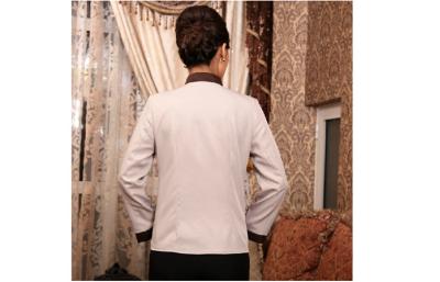 China Custom Cotton Three Color Hotel Housekeeping Staff Uniforms For Women for sale