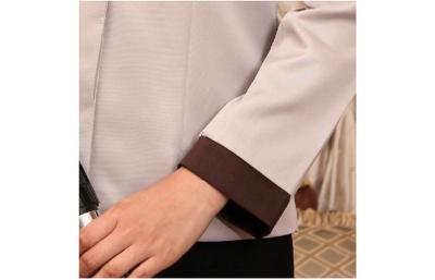 China Custom Cotton Three Color Hotel Housekeeping Staff Uniforms For Women for sale