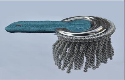 China Cotton Blue / Gold Shoulder Epaulets For Military Uniform , Army Shoulder Patches for sale