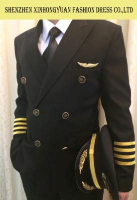 China Mens Police Officer Costume For Security Guard / Senior Officer Workwear for sale