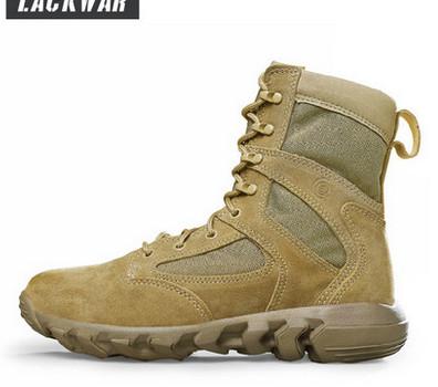 China Durable Camouflage Desert Military Tactical Boots With Anti - Slip Rubber Sole for sale
