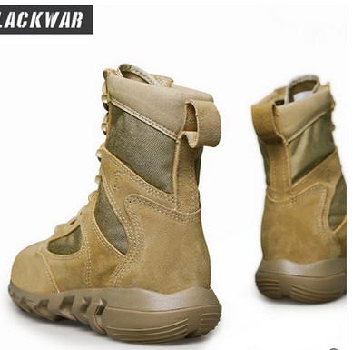 China Durable Camouflage Desert Military Tactical Boots With Anti - Slip Rubber Sole for sale