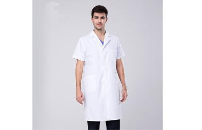 China Custom White Cotton Medical Office Uniforms , Mens Medical Uniforms for sale