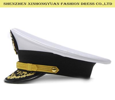 China Military Officer Hats And Caps / Costume Police Hat / Army Peaked Cap for sale