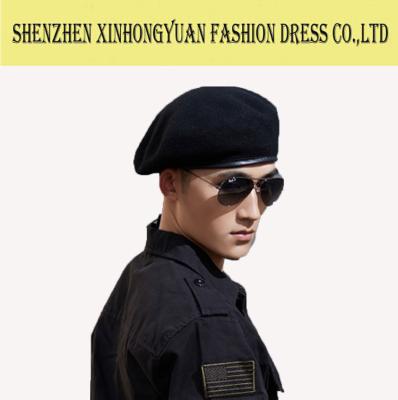 China Fashional Wool Breathable French Military Beret / Army Warm Winter Military Red Beret Cap for sale