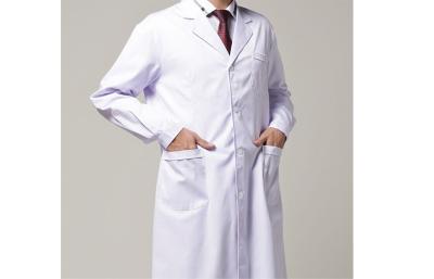 China All Seasons White Medical Office Uniforms For Men Medical White Coat for sale