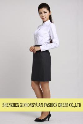 China Anti - Static Corporate Office Uniforms Formal Office Wear Clothes For Ladies for sale