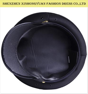 China Railway Military Hats And Caps / Military Style Hats For Men Army Peaked Cap for sale
