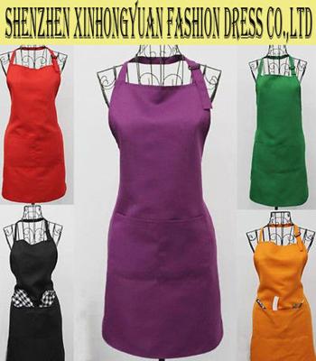China Funny Shoulder / Waist Belt Ventilate Cotton Womens Kitchen Aprons For Cooking for sale